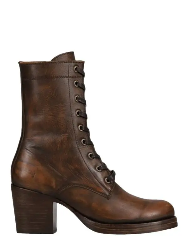 Frye Jean Lace-up Booties - Brown