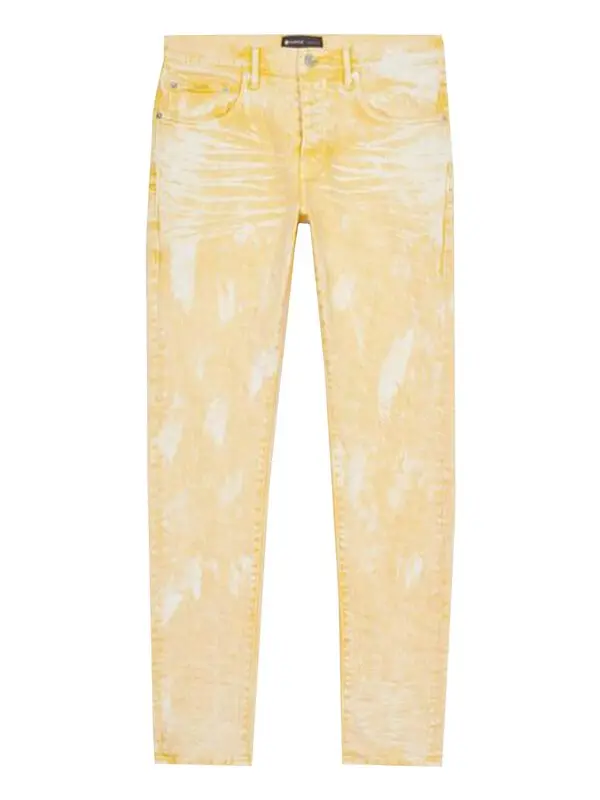 PURPLE BRAND Low Rise Skinny Jeans - Yellow