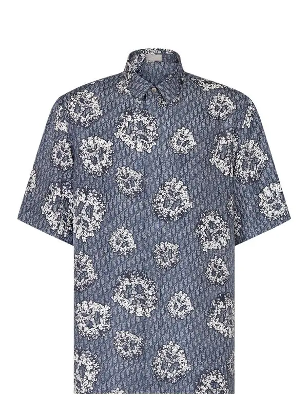 Dior X Denim Tears Short-sleeve Shirt - Blue