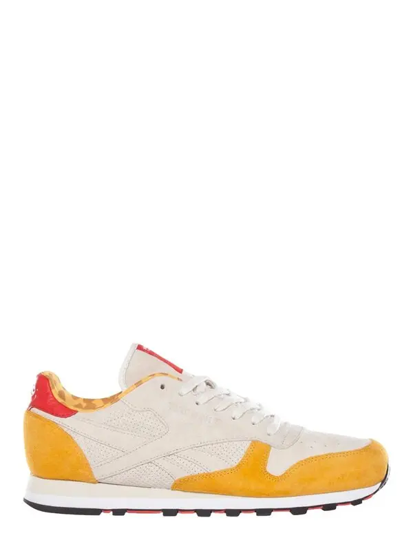 REEBOK Hanon X Classic Leather Lux 'aberdeen Leopards' Sneakers - Cream