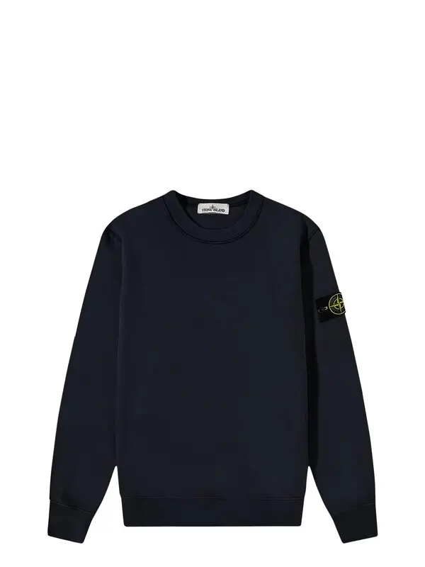 Stone Island Garment Dyed Classic Sweatshirt - Blue