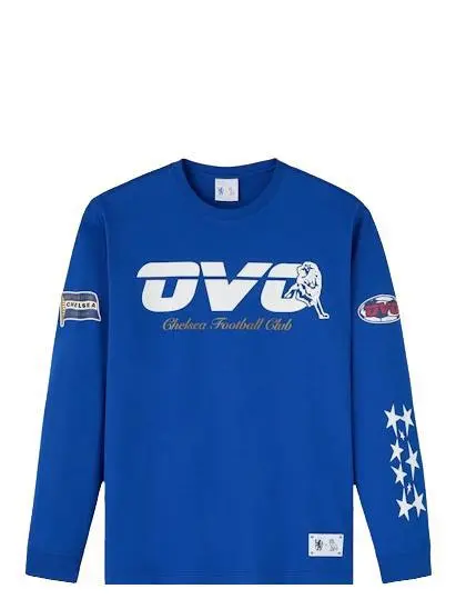 OVO X Chelsea Fc Longsleeve T-shirt - Blue