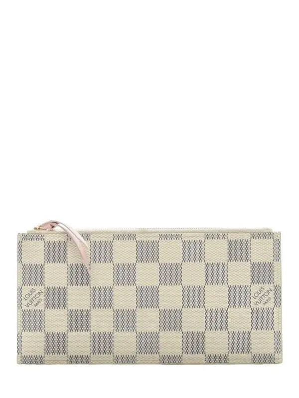 LOUIS VUITTON Pochette Felicie Zippered Insert Damier Azur - Multicolor