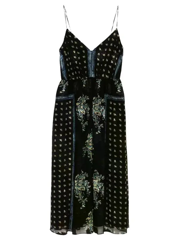 Ulla Johnson Elena Midi Dress - Black