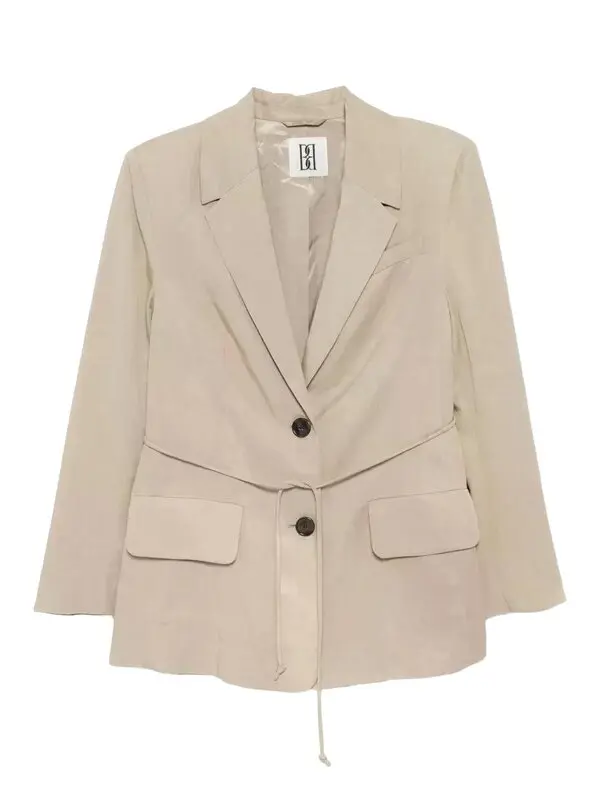 BY MALENE BIRGER Hilao Belted Blazer - Neutrals