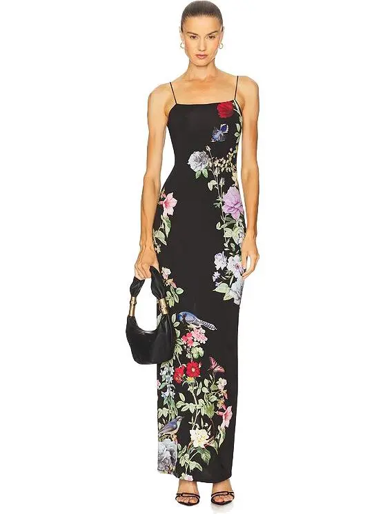 Alice + Olivia Fifi Maxi Dress - Venus Floral