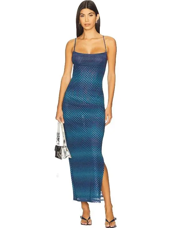 Miaou Thais Midi Dress - Warp