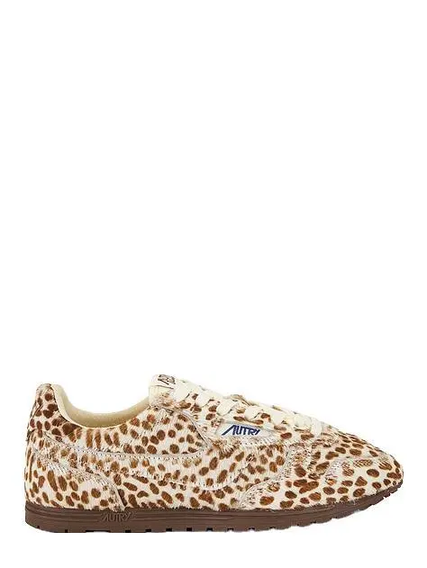 AUTRY Windspin Low Sneaker - Animal & Ivory