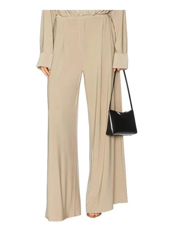 Norma Kamali Pleat Pant - Elm