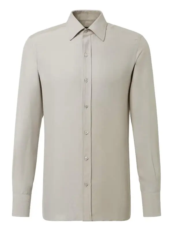 TOM FORD Cotton Shirt - Grey