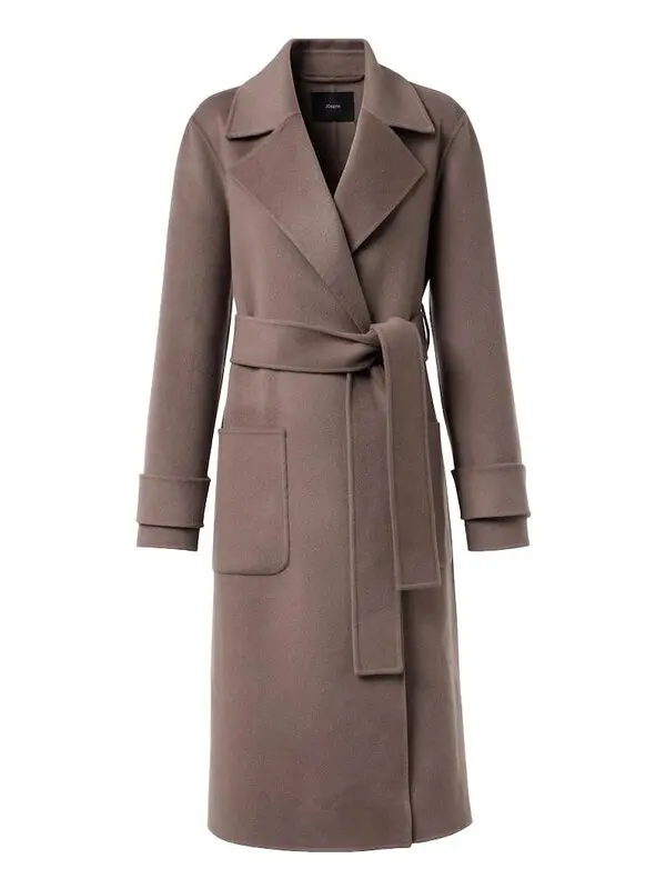 JOSEPH Arline Wool And Cashmere Coat - Brown