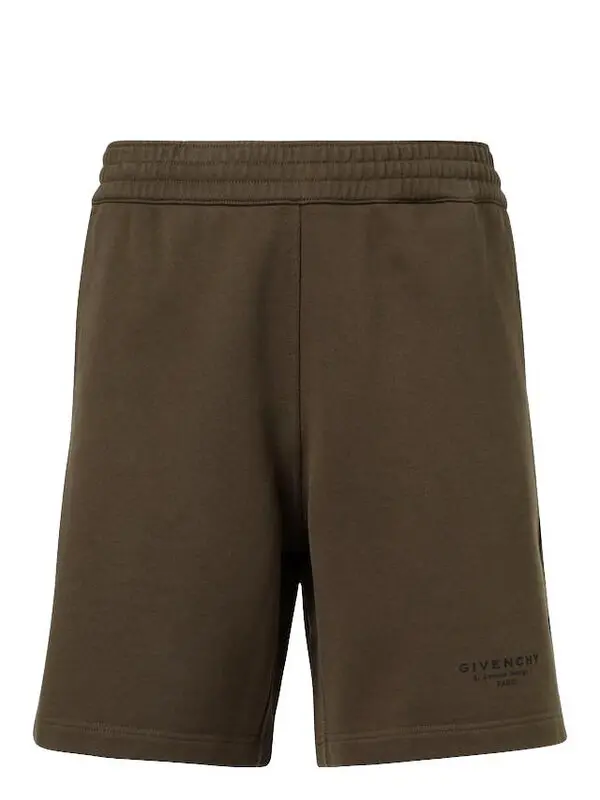 Givenchy Cotton Bermuda Shorts - Green