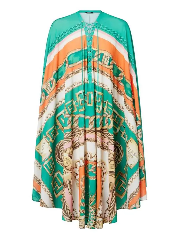 Balmain Printed Kaftan - Multicoloured