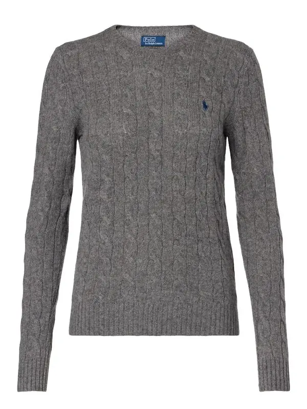 Polo Ralph Lauren Cable-knit Wool & Cashmere Sweater - Grey