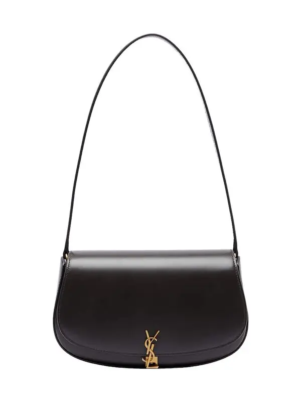 Saint Laurent Voltaire Mini Leather Shoulder Bag - Black