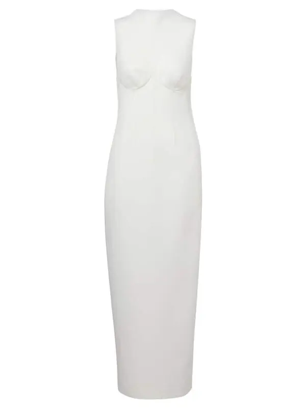 Khaite Shoshana Maxi Dress - White