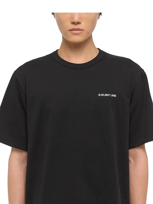 Helmut Lang Plastic Tee - Black