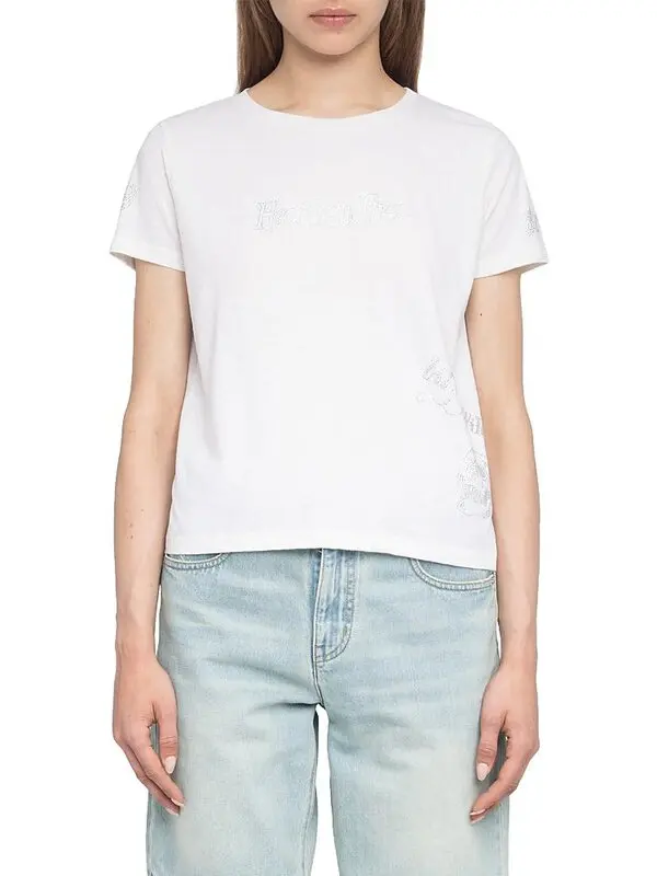 Zadig&Voltaire Alys Pcl Multicusto Embellished Tee - Judo