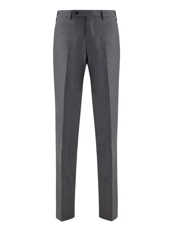 GERMANO 1952 Straight Leg Virgin Wool Pants - Grey