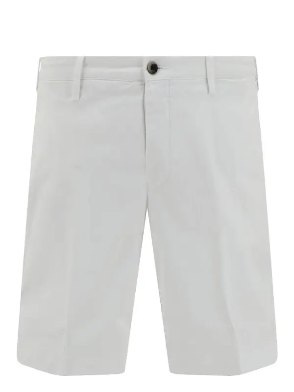 GERMANO 1952 Cotton Bermuda Shorts - White