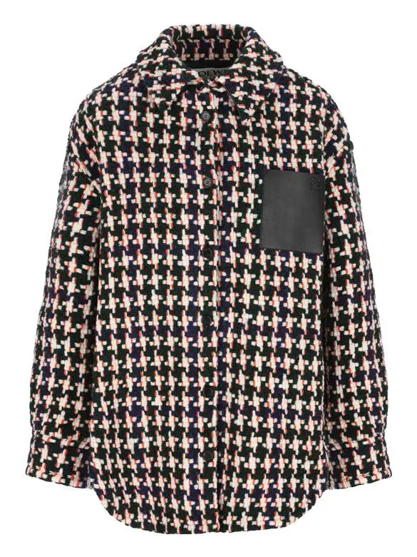 Loewe Houndstooth Overshirt - Multicolour