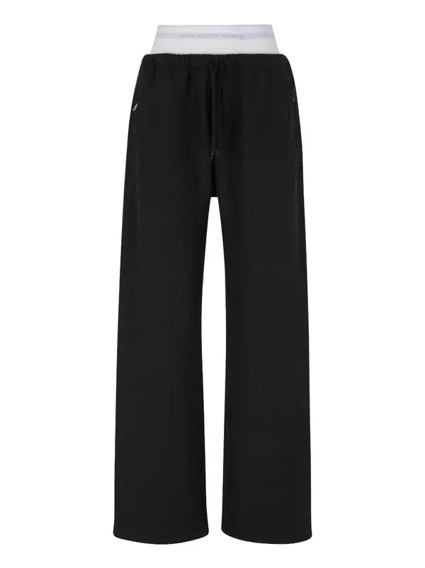 Alexander Wang Layered Sport Joggers - Black & White