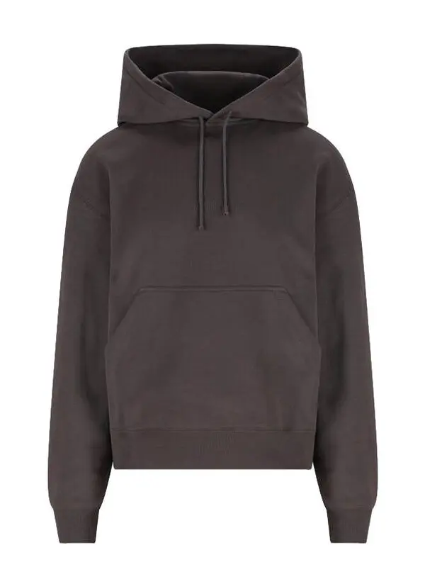 Saint Laurent Signature Hoodie - Acier