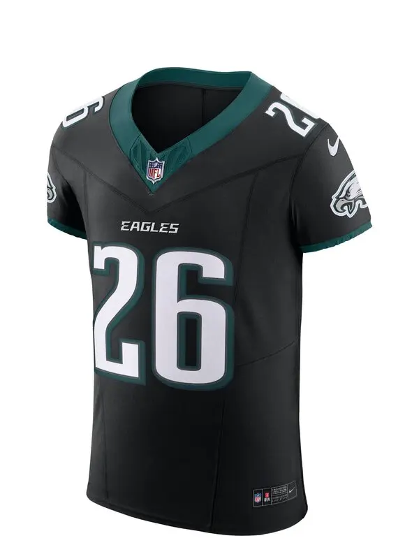 Nike Saquon Barkley Philadelphia Eagles Nfl Elite Jersey - Black