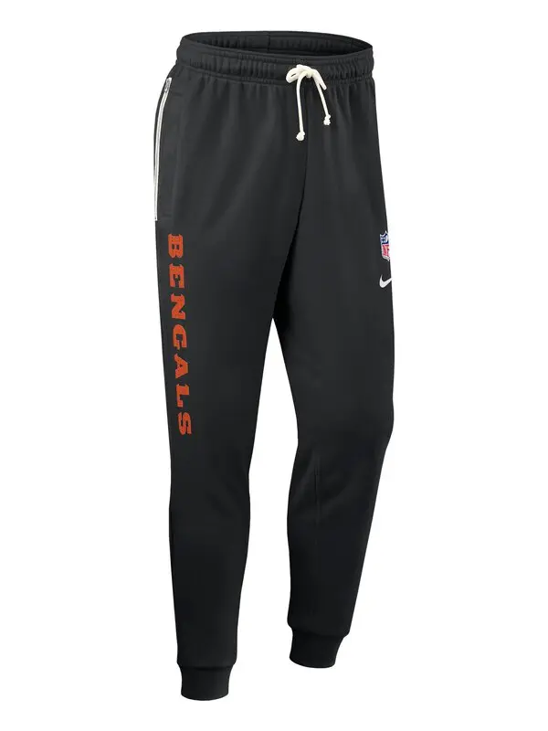 Nike Cincinnati Bengals Ground Game Sideline Dri-fit Nfl Taper Pants - Black