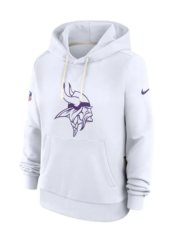 Nike Minnesota Vikings Alt 2 Pack Dri-fit Nfl Pullover Hoodie - White