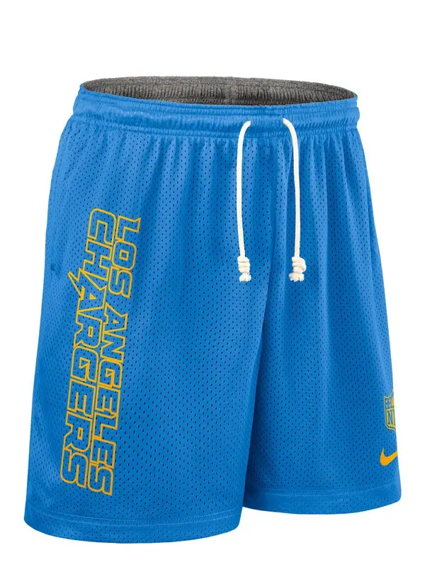 Nike Los Angeles Chargers Sideline Reversible Dri-fit Nfl Shorts - Blue
