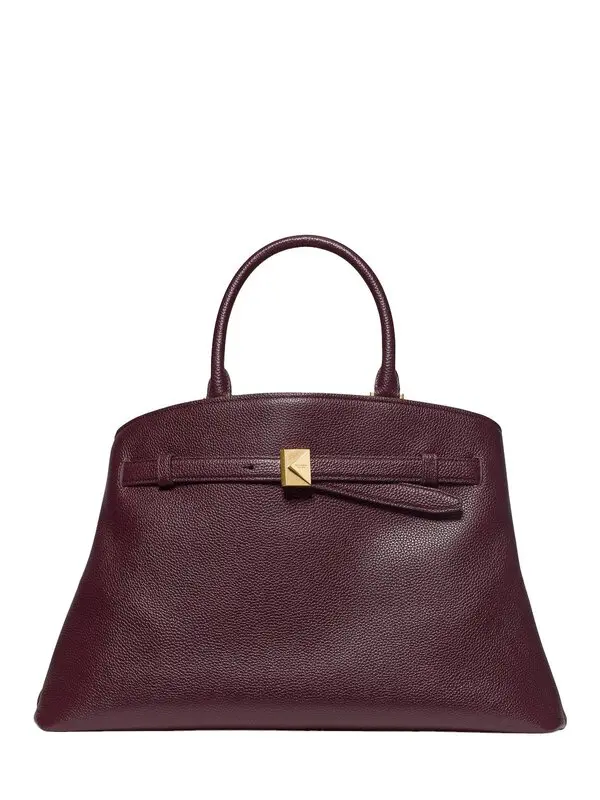 Kate Spade New York Large Leather Satchel - Blackberry Jam