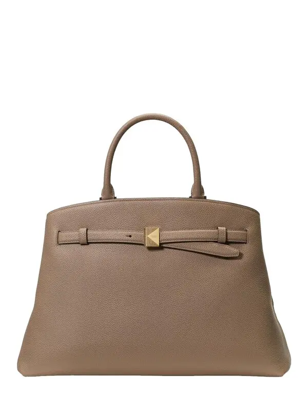 Kate Spade New York Large Leather Satchel - Timeless Taupe