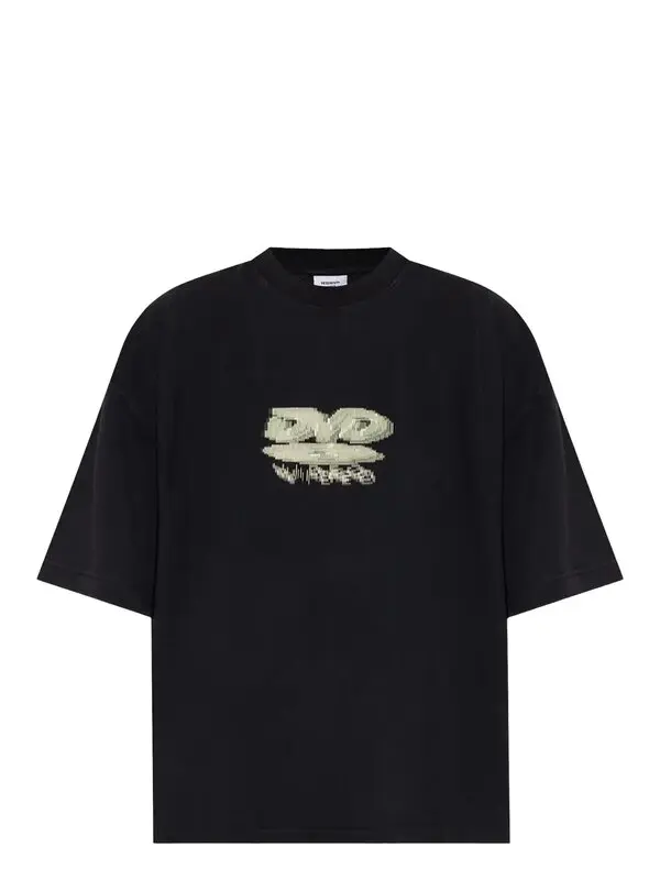 Vetements Dvd Regular T-shirt - Black