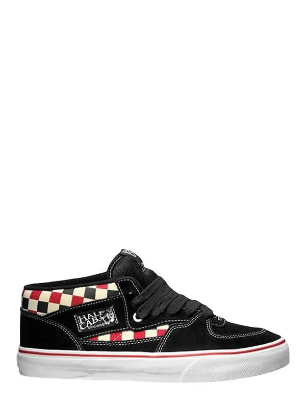 VANS Half Cab Multi Checker Sneakers - Black