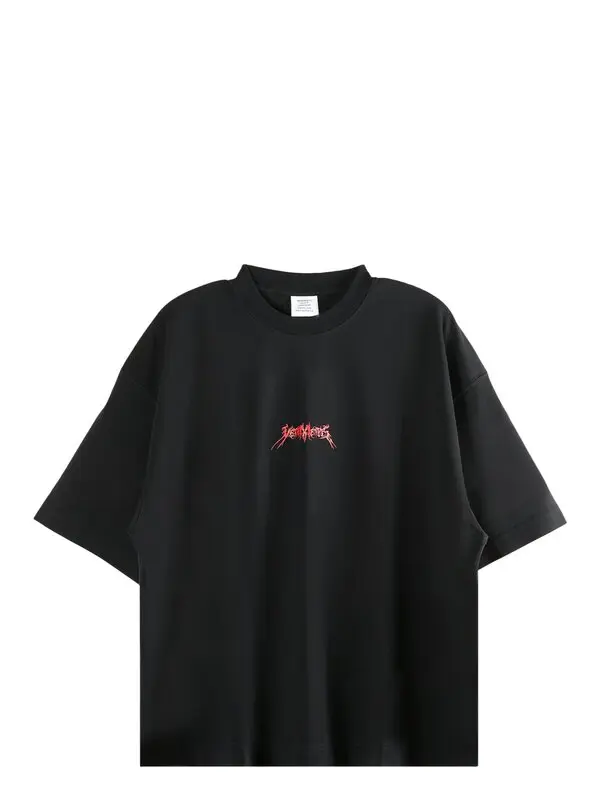 Vetements Metal Logo T-shirt - Black