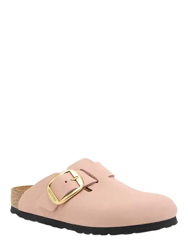 BIRKENSTOCK Boston Big Buckle Clogs - Soft Pink