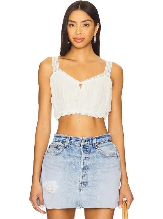 Free People Staying Local Blouson Cami - Ivory