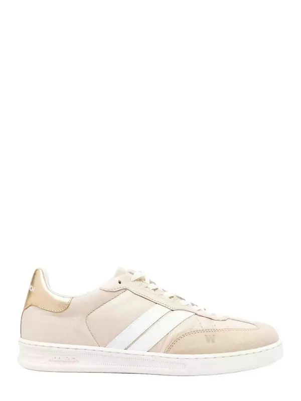 Woolrich Leather-stripe Sneakers - Neutrals