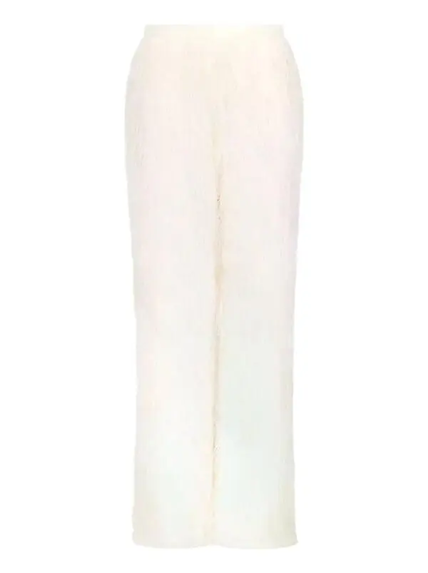 Loulou De Saison Reed Fringed Trousers - White