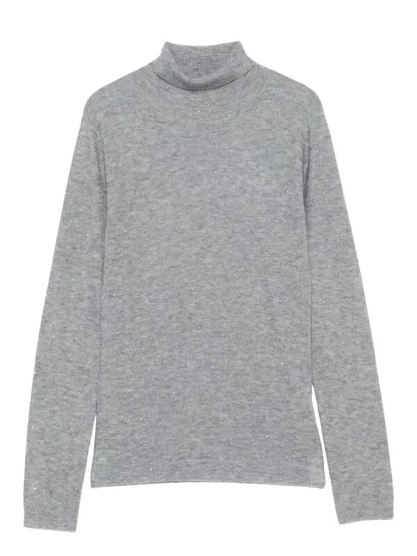 Fabiana Filippi Turtleneck Sweater - Grey
