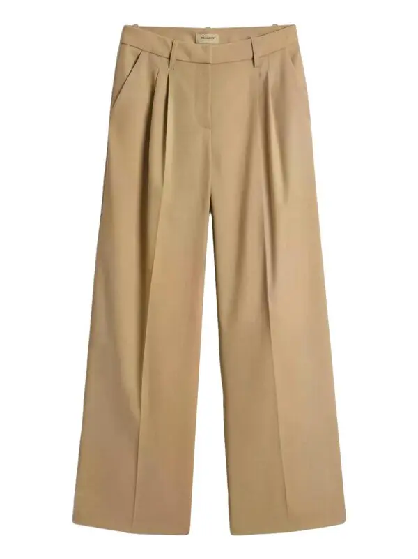 Woolrich Pleated Straight Trousers - Neutrals