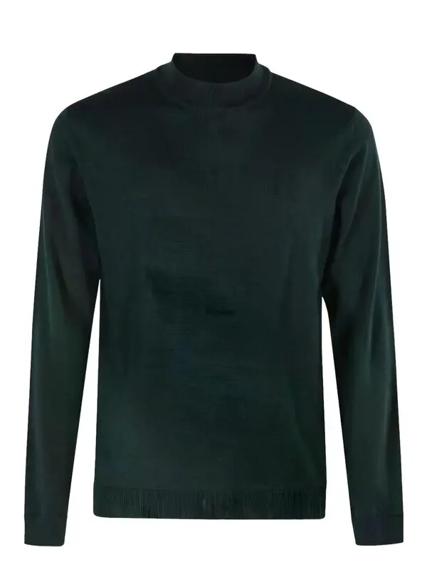 ROBERTO COLLINA High-neck Wool Sweater - Green