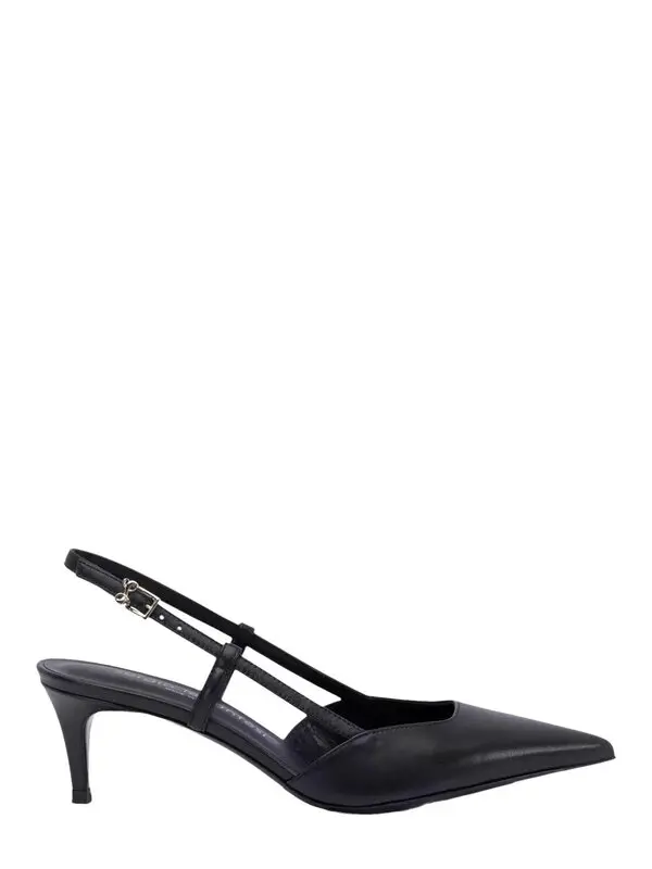 SERGIO LEVANTESI Pointed-toe Slingback Pumps - Black