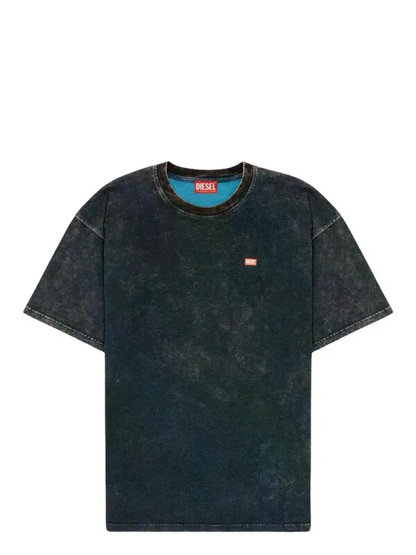DIESEL Acid-wash T-shirt - Black