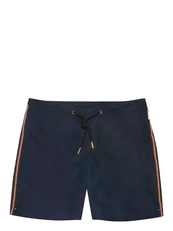 Orlebar Brown Bulldog Stripe-drawcord Swim Shorts - Blue