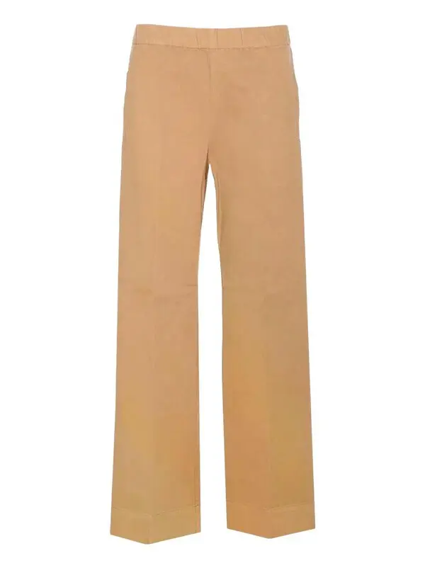 TRUE AVENUE Elastic-waist Trousers - Neutrals