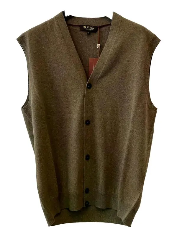 Loro Piana Button-front Vest - Brown