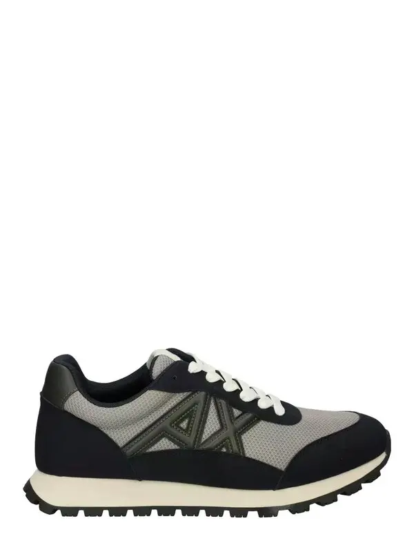 Armani Exchange Logo Detail Sneakers - Grey