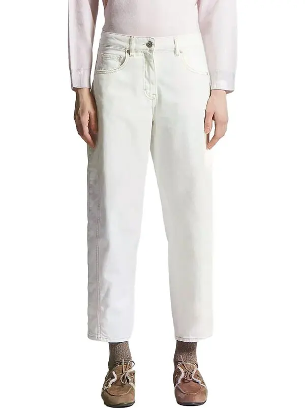 Peserico Straight-leg Trousers - White